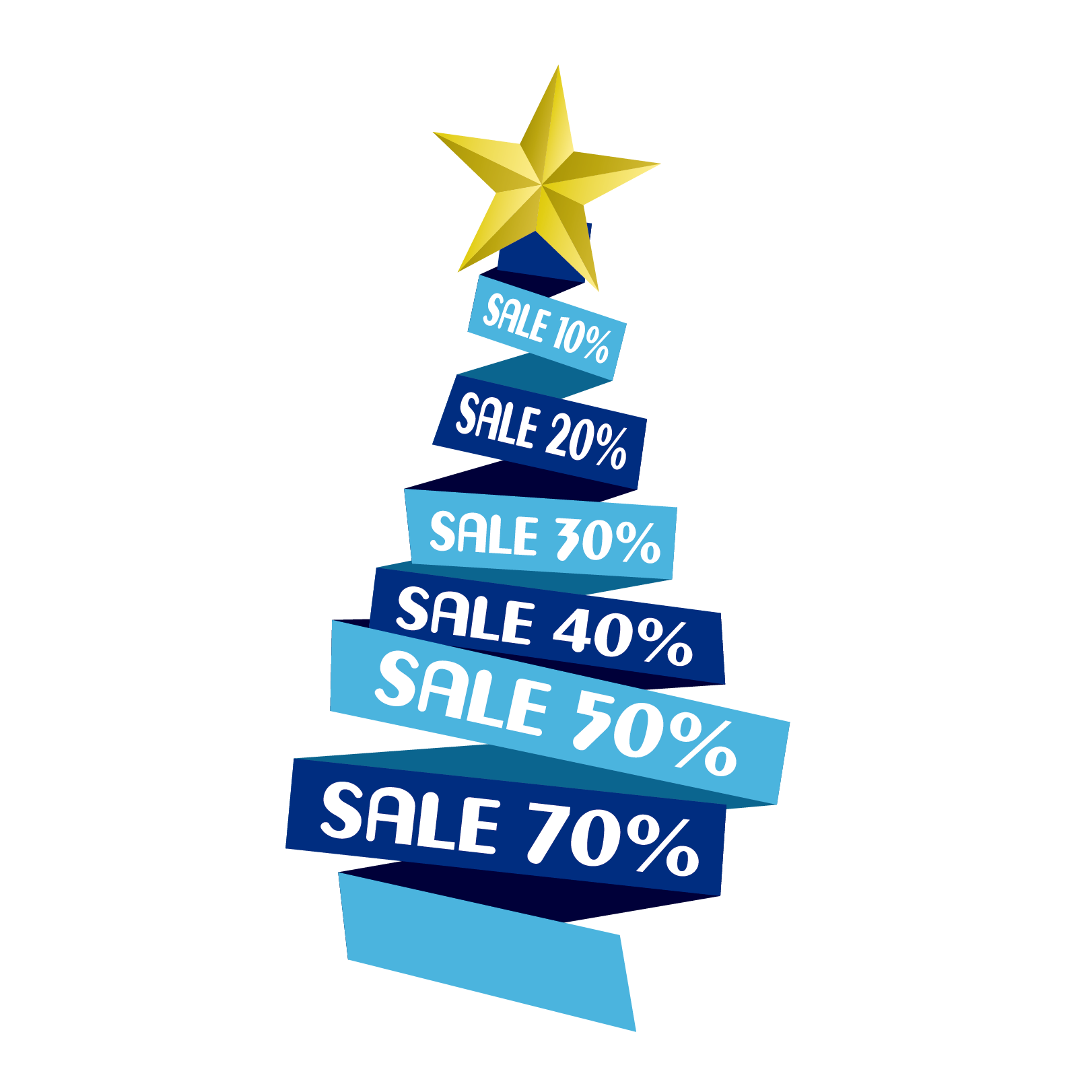 Download Free And Blue Discount Tree Discounts Vector Allowances ICON ...