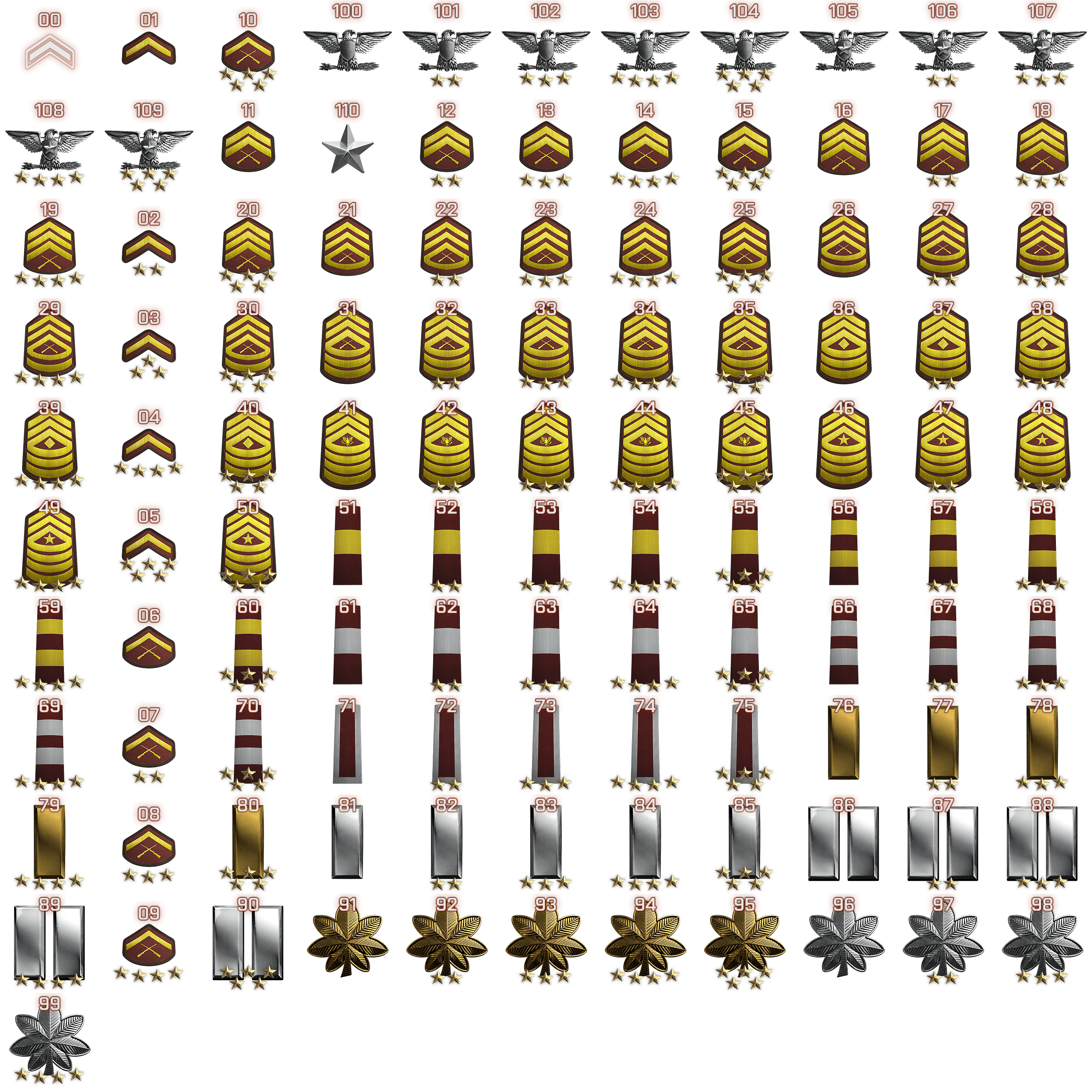 Download Free Teamspeak Icons Material Metal Rank Computer Military