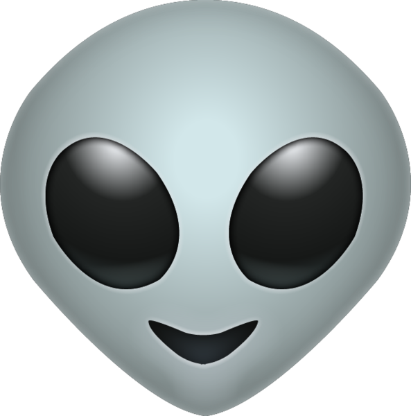 Download Alien Extraterrestrial Life Sticker Emoji PNG File HD HQ PNG ...