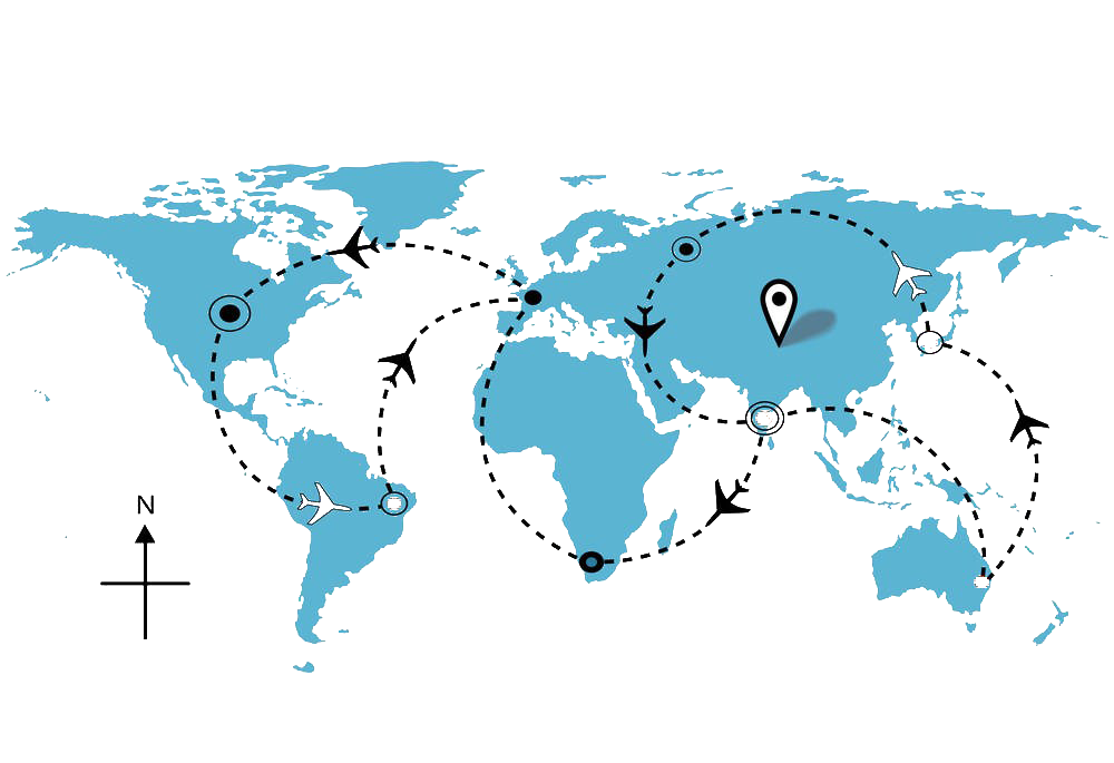 Download Free Blue Earth Airplane Flight Map Free HD Image ICON favicon ...