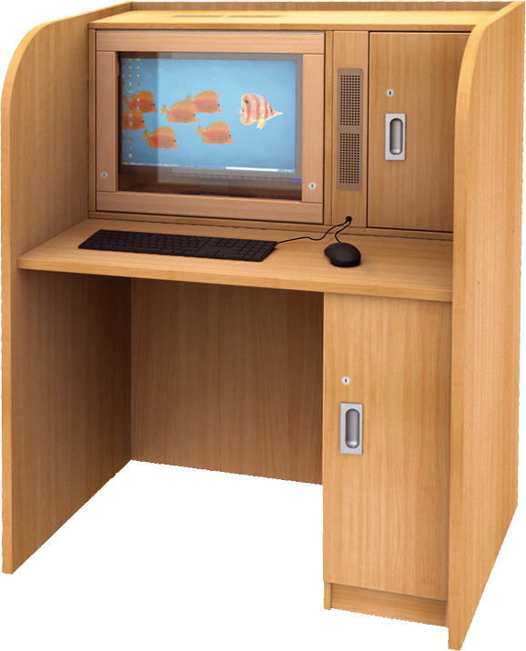 Computer Desk HQ Image Free PNG Transparent HQ PNG Download | FreePNGimg