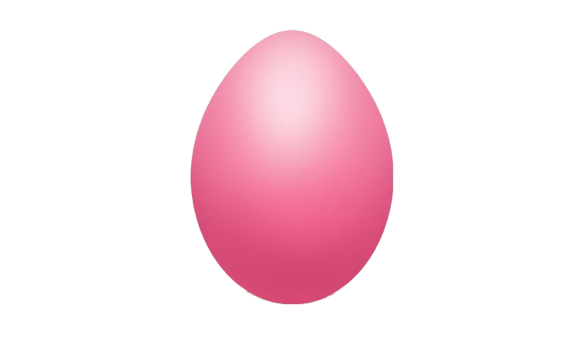 Download Pink Plain Easter Egg Free Clipart HD HQ PNG Image | FreePNGImg
